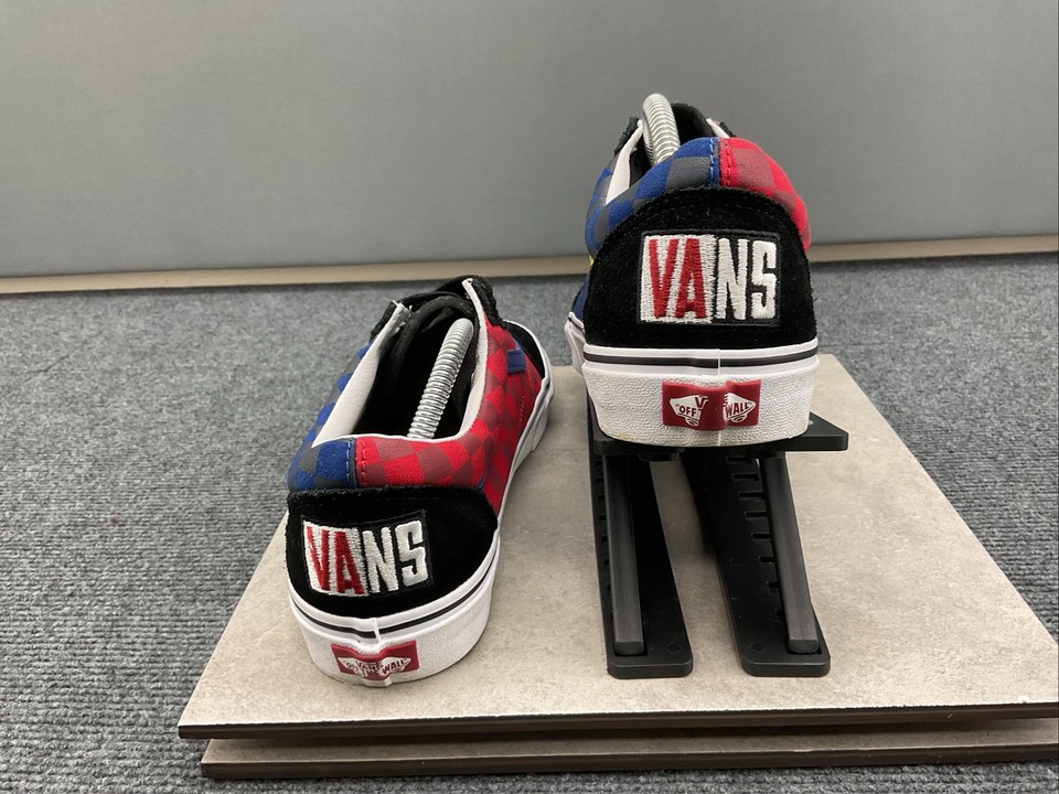 Vans Old Skool OTW Rally Checkerboard Sneakers Skate Shoes Red Blue Men ...