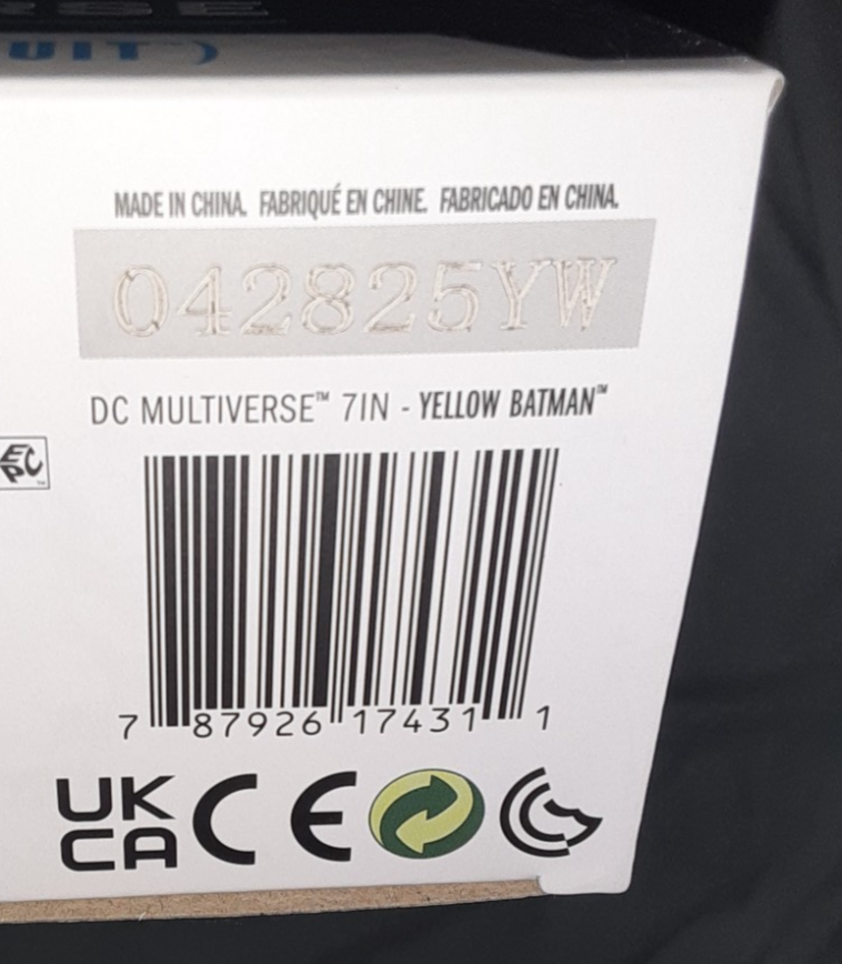 MCFARLANE DC MULTIVERSE BATMAN (YELLOW) DETECTIVE 241 RED PLATINUM 7 ...