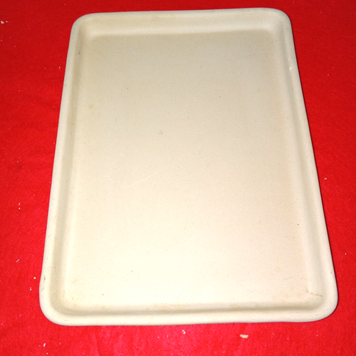 Pampered Chef Small Bar Pan 401 Stoneware 9 1/2 X 7" + 3 NIP Scrapers ...