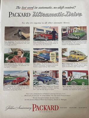 1949 vintage Packard print ad. Post World War II. | eBay