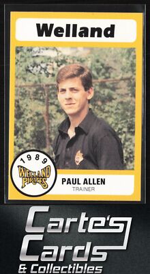 Paul Allen 1989 Pucko Welland Pirates #32 Pittsburgh Pirates Trainer | eBay