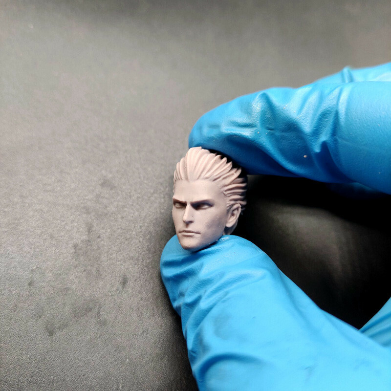 1/12 Scale Devil May Cry The Demon Hunter Vergil Head Sculpt Unpainted ...