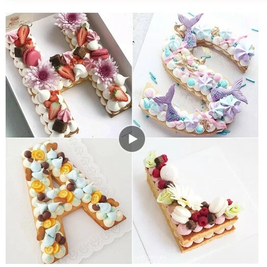 Alphabet Letters For Cakes