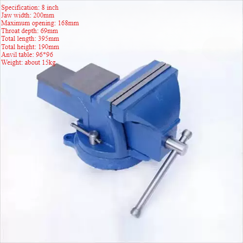 8 Inch Bench Vise with Anvil Table Vise Vise Workbench Pliers Hardware ...