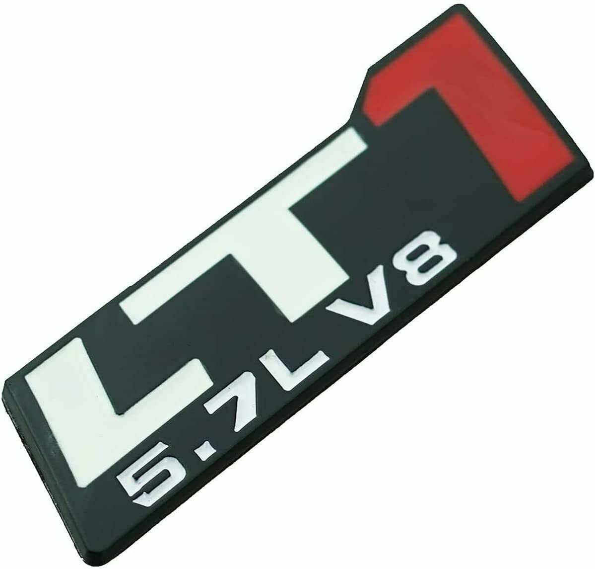 2X LT1 5.7L V8 Engine Emblems 3D Metal Badges Nameplate for Camaro ...