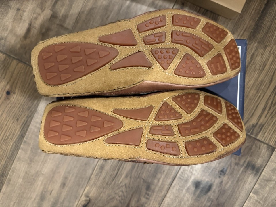 Bed Stu Tejon Pass Slip On Loafers Driving Shoes Tan Leather Mens Size ...