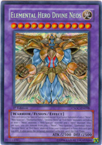 Elemental Hero Divine Neos - CSOC-EN098 - Secret Rare - 1st Edition PL ...