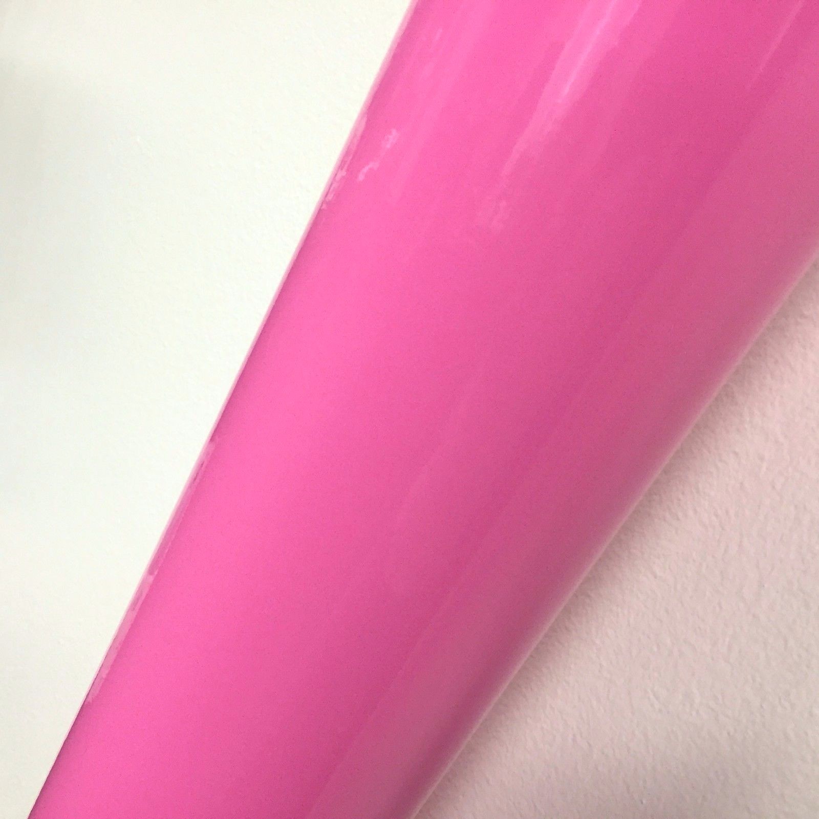 High Gloss Pink Vinyl Car Auto Vehicle Wrap Film Sticker Decal Sheet ...