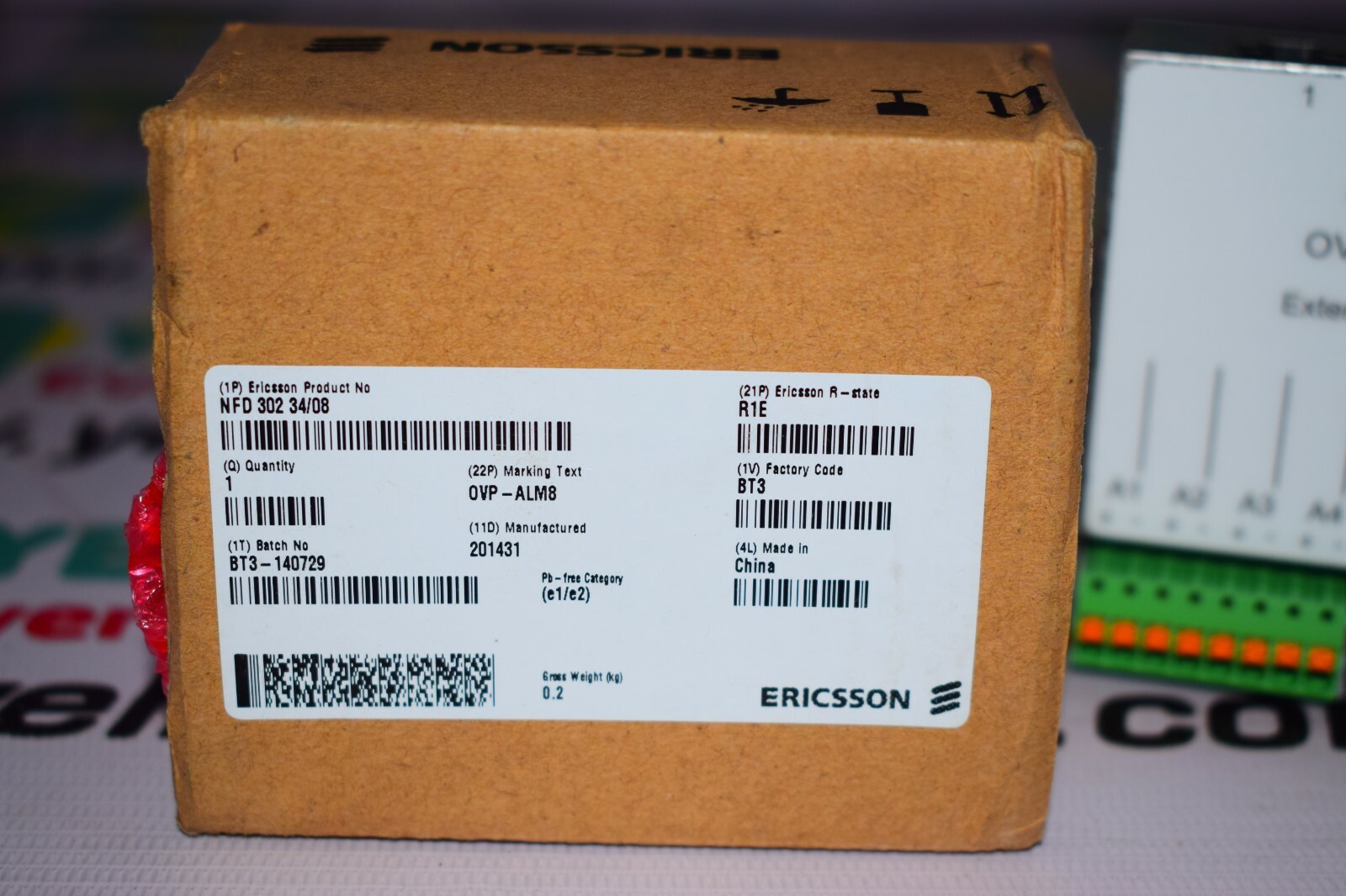 New ERICSSON OVP-ALM8 NFD 302 34/08 External Alarms NFD3023408 (4pcs ...