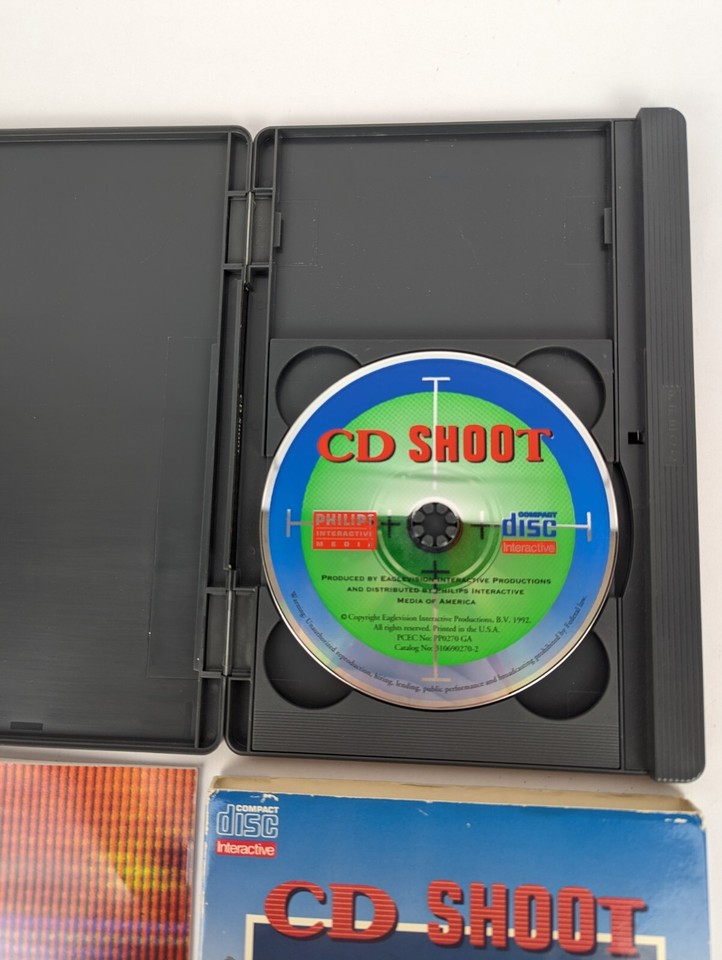 CD Shoot Philips CDI CD-I Olympic Trap Shooting Game Simulator 1992 Longbox | eBay