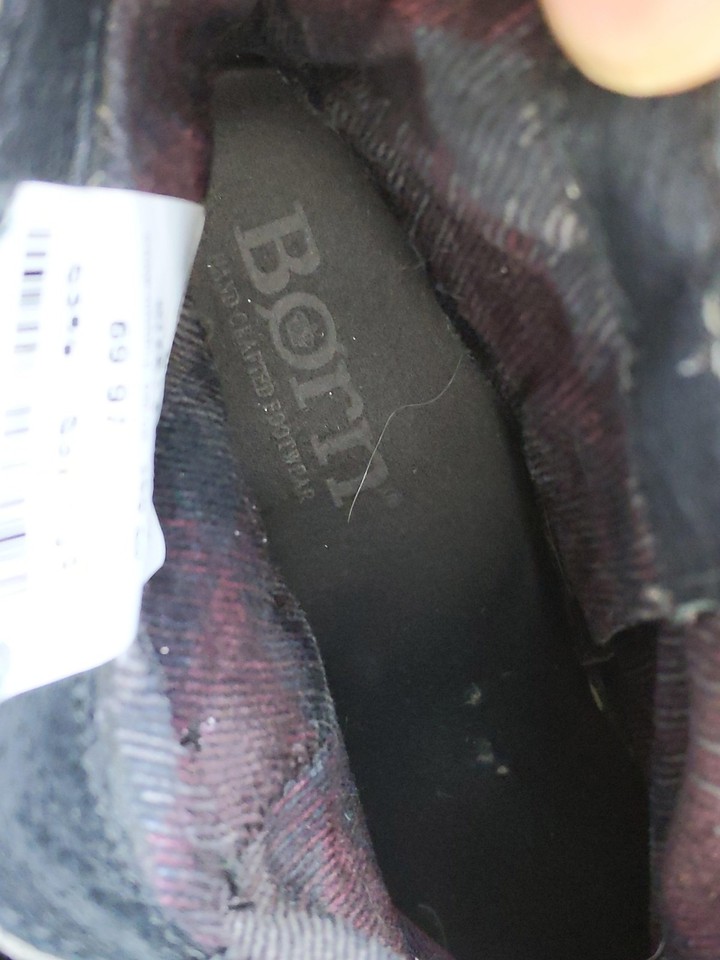 Born Boots Womens Size 11 Gray Suede Ankle Booties Side Zip Comfort ...