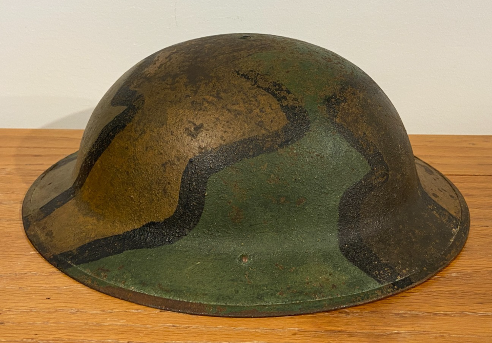 WWI WW1 US M1917 Painted Helmet German-Style Turtle Shell Camouflage | eBay