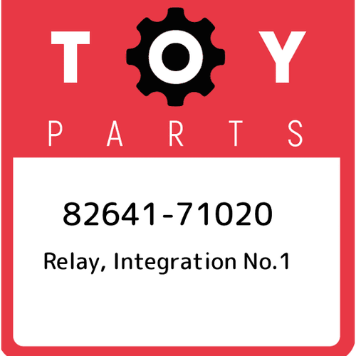 82641-71020 Toyota Relay, integration no.1 8264171020, New Genuine OEM ...