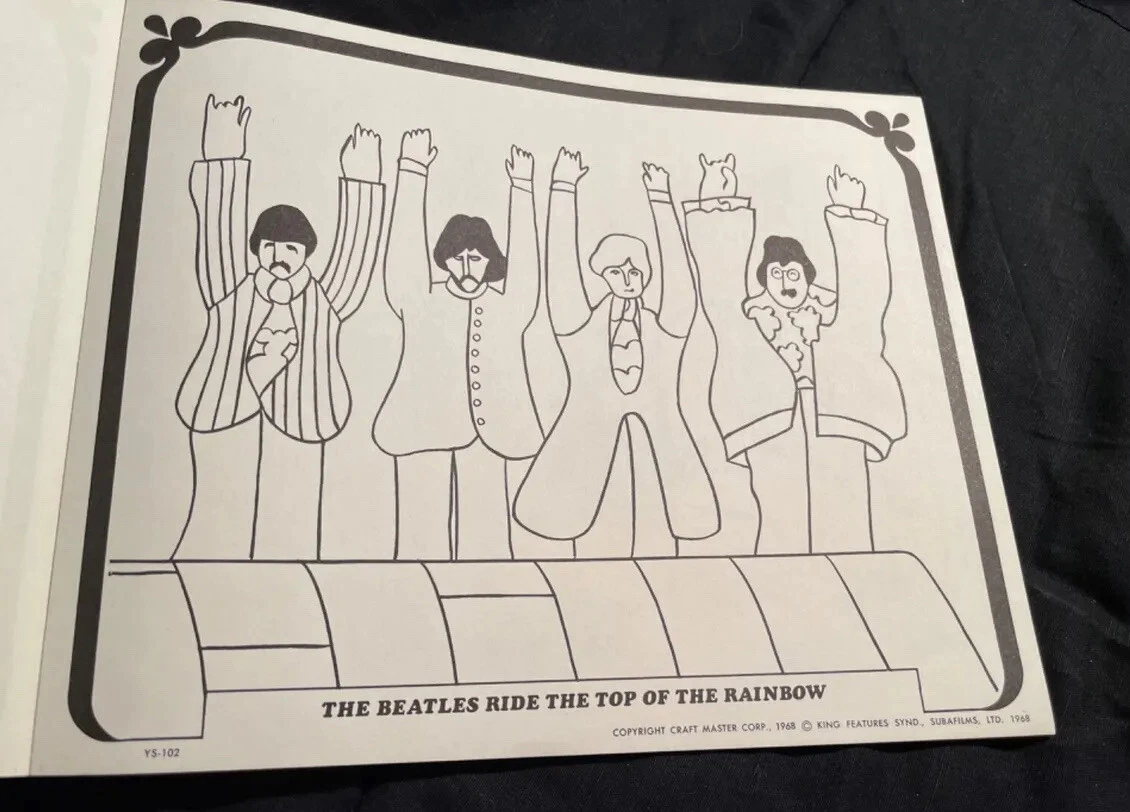 Yellow Submarine Coloring Page