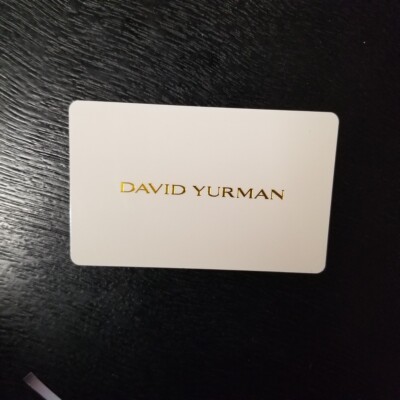 DAVID YURMAN GIFT CARD-$250 | eBay