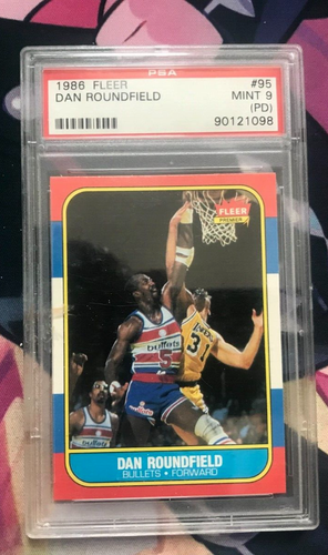 Dan Roundfield Card 1986-87 Fleer #95 PSA 9 {PD} | eBay