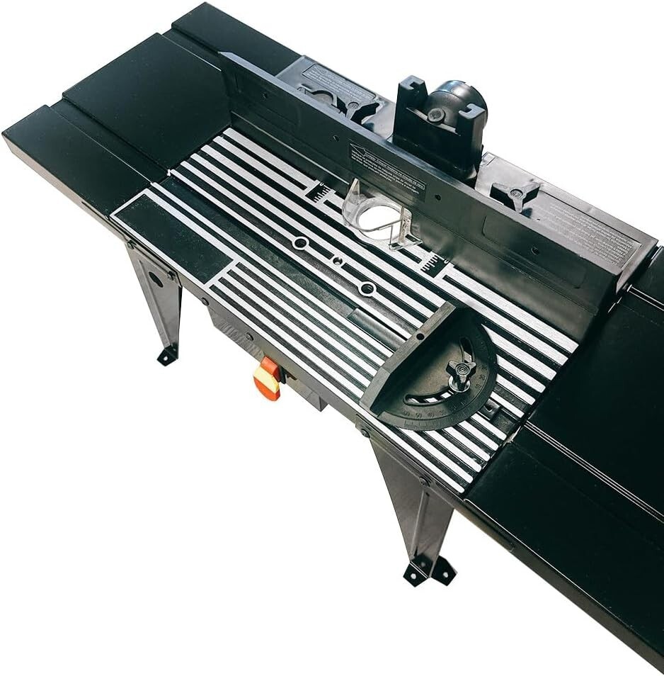 CMT 34" x 13" Aluminum Deluxe Router Table Benchtop On/Off Switch ...