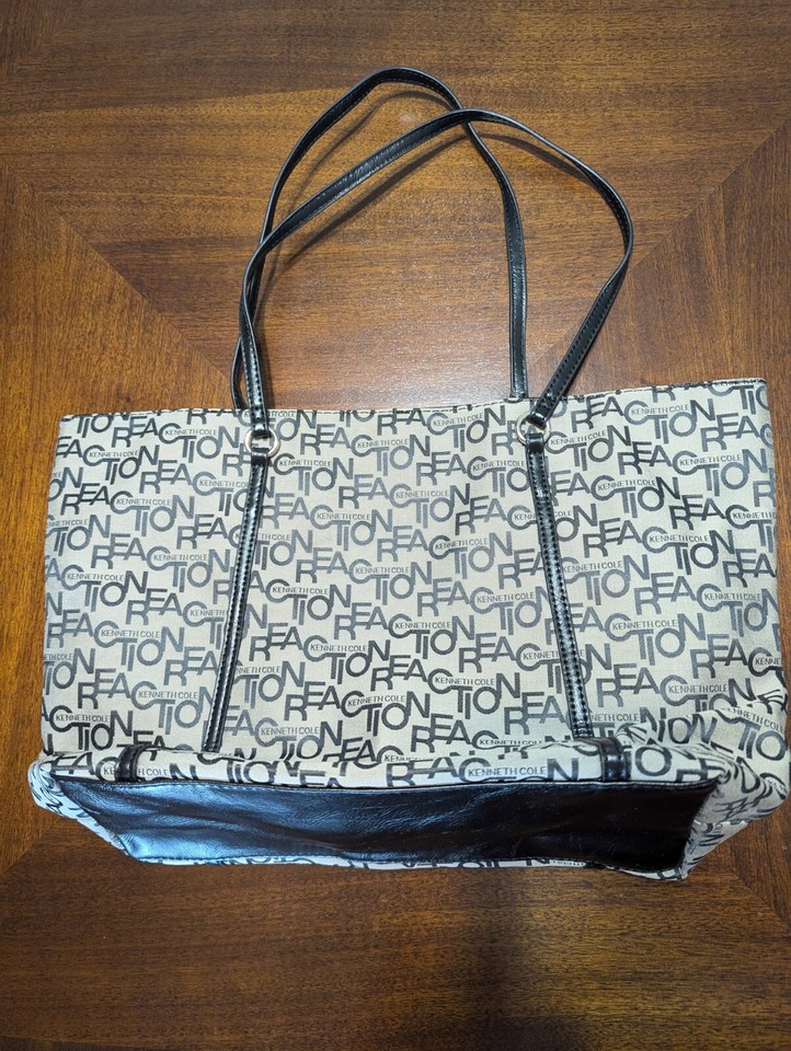 Kenneth Cole Reaction Logo Canvas Tote Bag | eBay