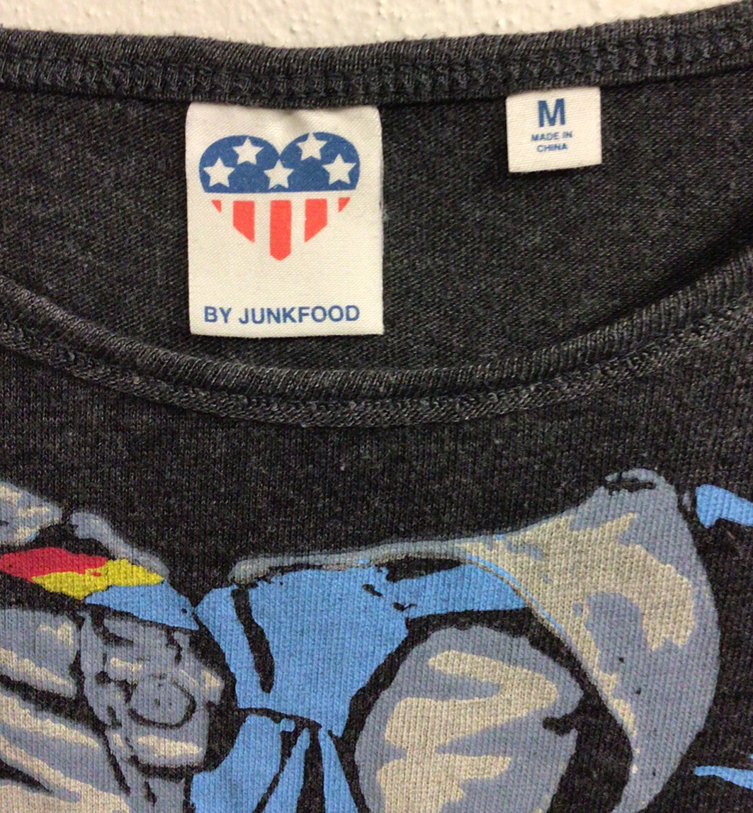 AC/DC “Angus Young Uniform” Junk Food Womens Tunic M - Gem