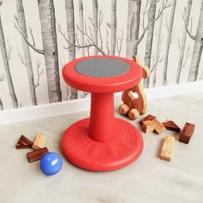 Childs Wobble Chair, Comfify Active Kid Red Chair, Childs Desk - FREE ...