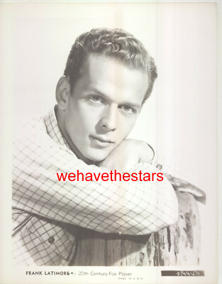VINTAGE Frank Latimore QUITE HANDSOME '40s Publicity Portrait | eBay