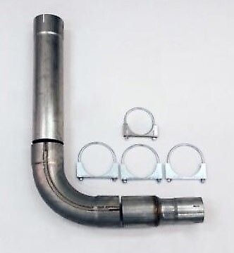 5" Diesel Exhaust Single Stack Pipe Kit - 409 Stainless Steel - SK500 ...