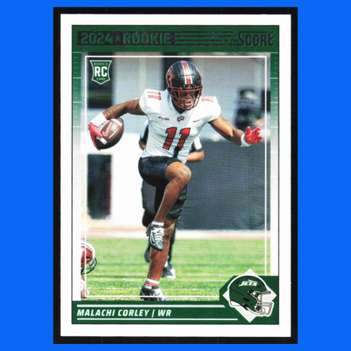 Malachi Corley Rookie #350 2024 Score New York Jets Football Card NFL ...