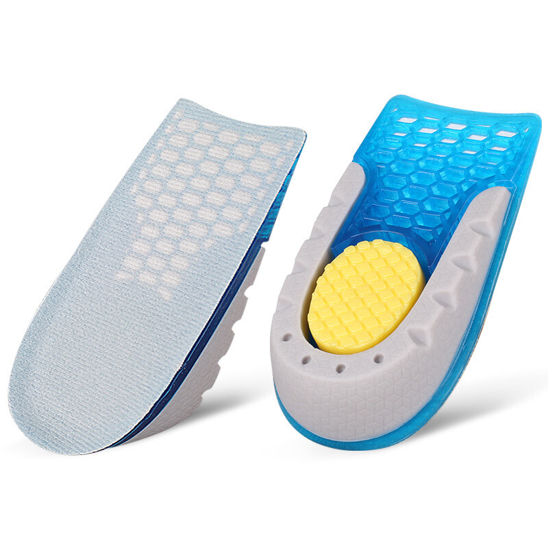 Honeycomb Gel Heel Lifts Height Increase Insoles Shoe Inserts Pads ...