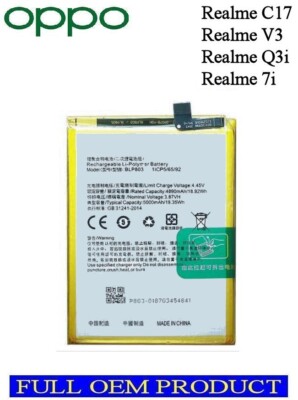 Oppo Realme C17 battery BLP803 Realme V3 Realme Q3i Realme 7i | eBay