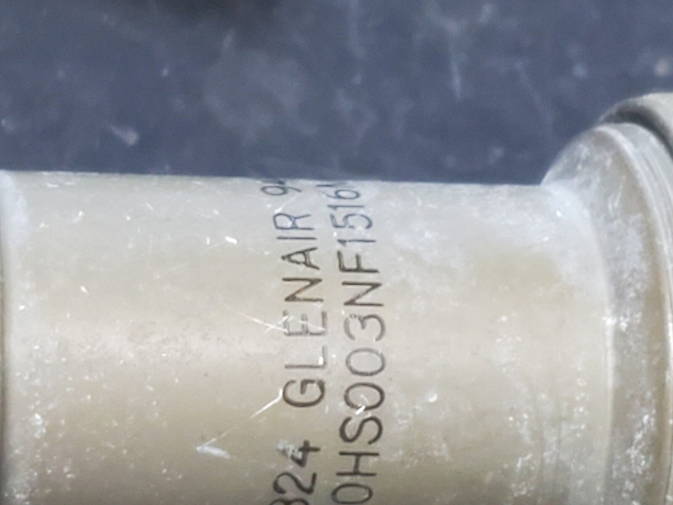 JD38999/24FD35SN mil connector w/ green anodized EMI backshell (Aero ...