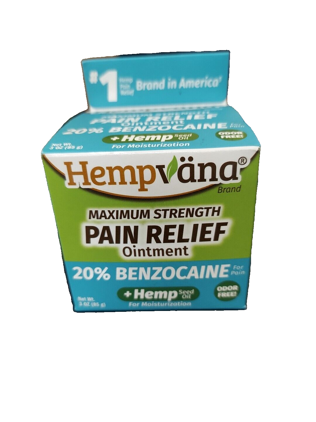 Hempvana maximum strength pain relief ointment 3 oz odor free ...