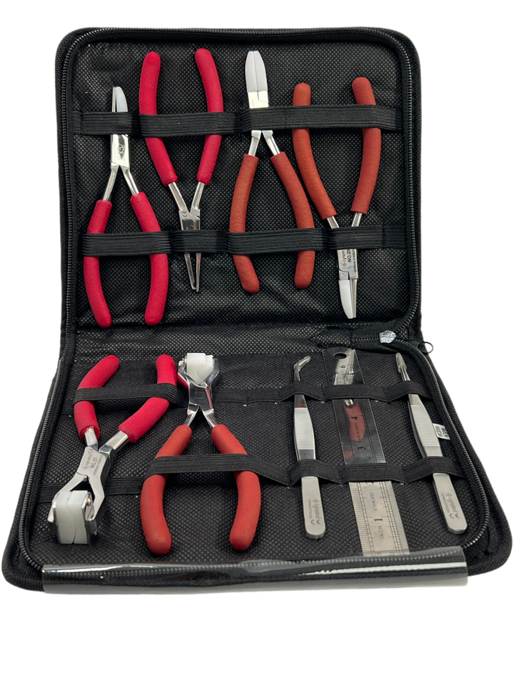 Premium set of 9 Eyeglass Optical ! Optician Tools Pliers Bent Nose ...