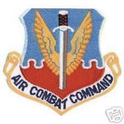 AIR FORCE AIR COMBAT COMMAND AUTHENTIC HOOK LOOP EMBROIDERED PATCH | eBay