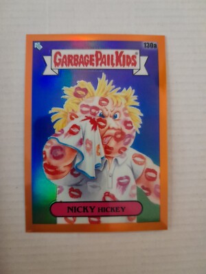 Garbage Pail Kids Chrome Series 4 Nicky Hickey /75 Orange Refractor ...