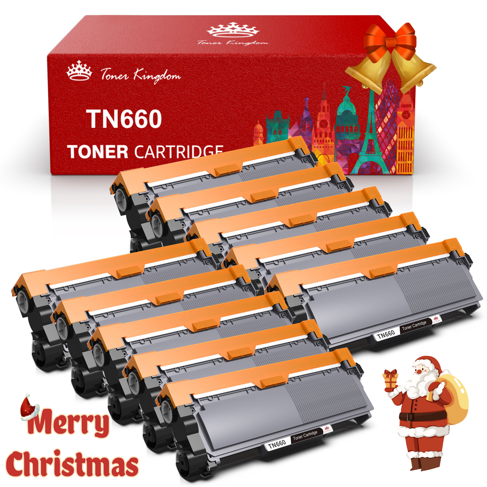 10 PK High-Yield TN660 Toner Compatible TN630 For Brother DCP-L2540DW ...