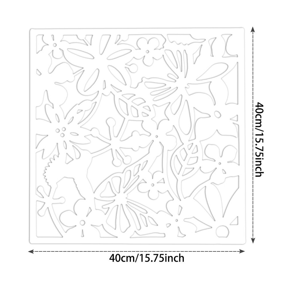 12Pcs White Room Divider Partition Hanging Screen Wall Decals DIY Home ...