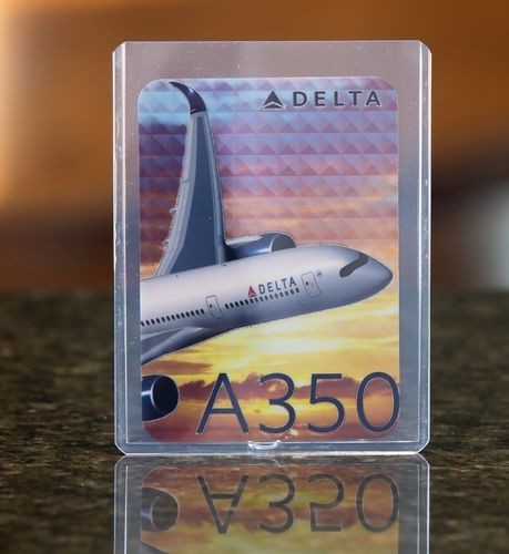 2016 Delta Airlines A350 pilot trading card #49 - No defects, just mint ...