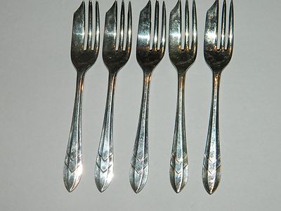 Sheffield England F.G. EPNS "Loxley" Pastry Forks Set of 5 | eBay