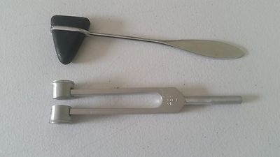 Hammer +Tuning Fork 256C ENT Surgical Medical Instruments Exam ...