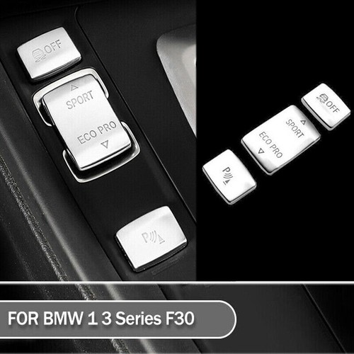 Chrome Gear Shift Parking Side Button P Sport Cover Trim For BMW 1 3 ...