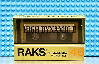 RAKS HIGH DYNAMIC II 46 TYPE II BLANK CASSETTE TAPE (1) (SEALED) | eBay