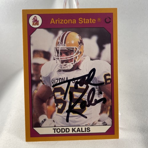 Todd Kalis -Arizona State- Minnesota Vikings Autographed Card | eBay