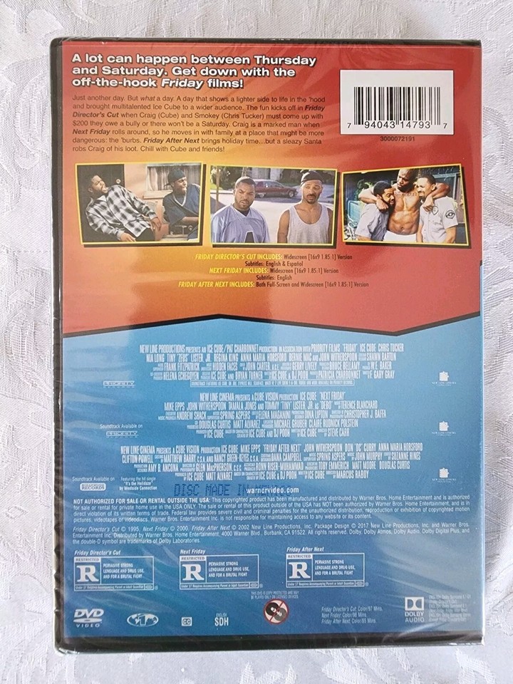 Friday Trilogy(1995-2002)(DVD) | eBay