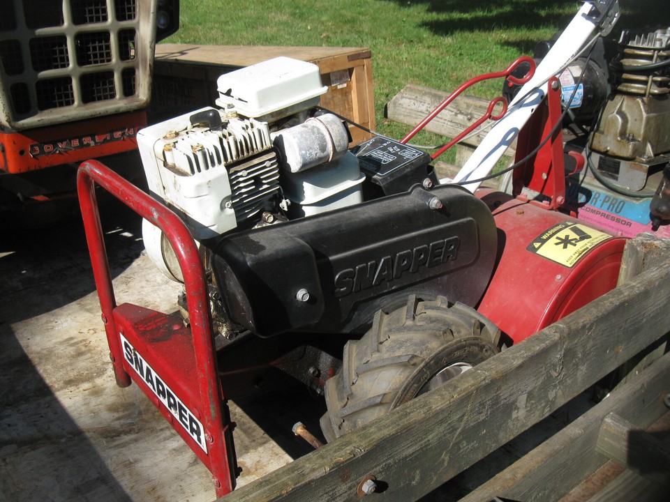Walk-Behind Rear-Tine Tiller Cultivator Snapper | eBay