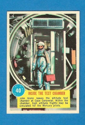 1963 TOPPS NASA ASTRONAUTS #40 STUDYING HIS MAPS (JOHN GLENN) | eBay