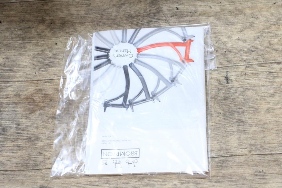 Brompton S2L-X Titanium Model 16 Inch Folding Mini Velo Bike 1x2 Speed ...