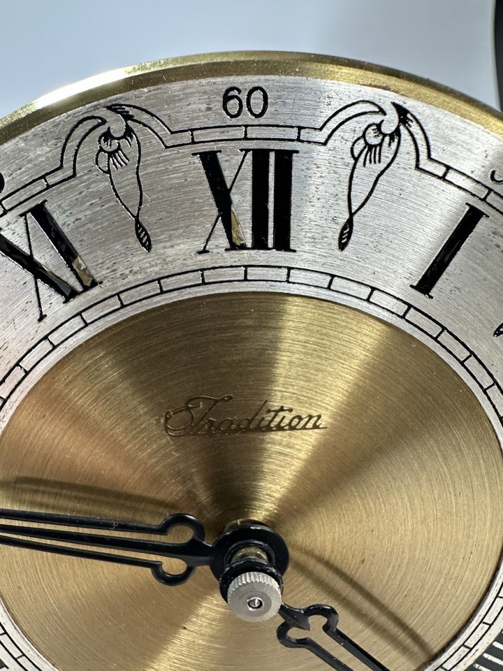 Schatz & Sohne W3 Triple-Chime Skeleton Carriage Mantel Desk Clock ...