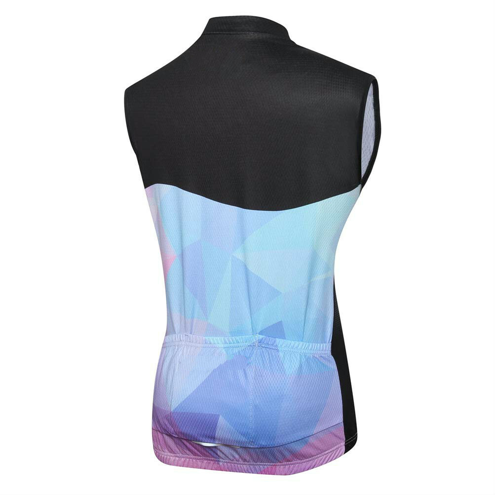 Women's Cycling Vest Top Reflective Sleeveless Bike Cycle Jersey Shirt ...
