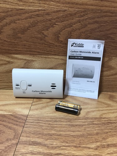 LED Carbon Monoxide Detector Battery Powered CO Alarm Test Reset Button ...