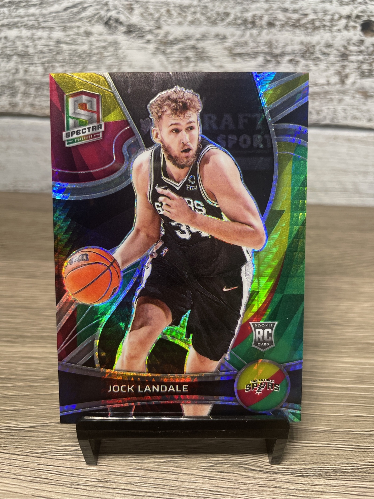 Jock Landale 2021 Spectra #149 Asia Red, Yellow & Green /75 Price Guide ...